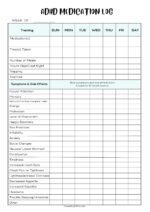 Free ADHD Medication Tracker: Log Symptoms and Meds - Honestly ADHD