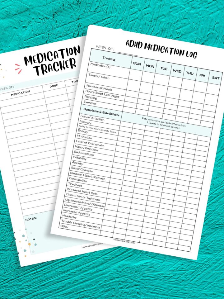 Free ADHD Medication Tracker: Log Symptoms and Meds - Honestly ADHD
