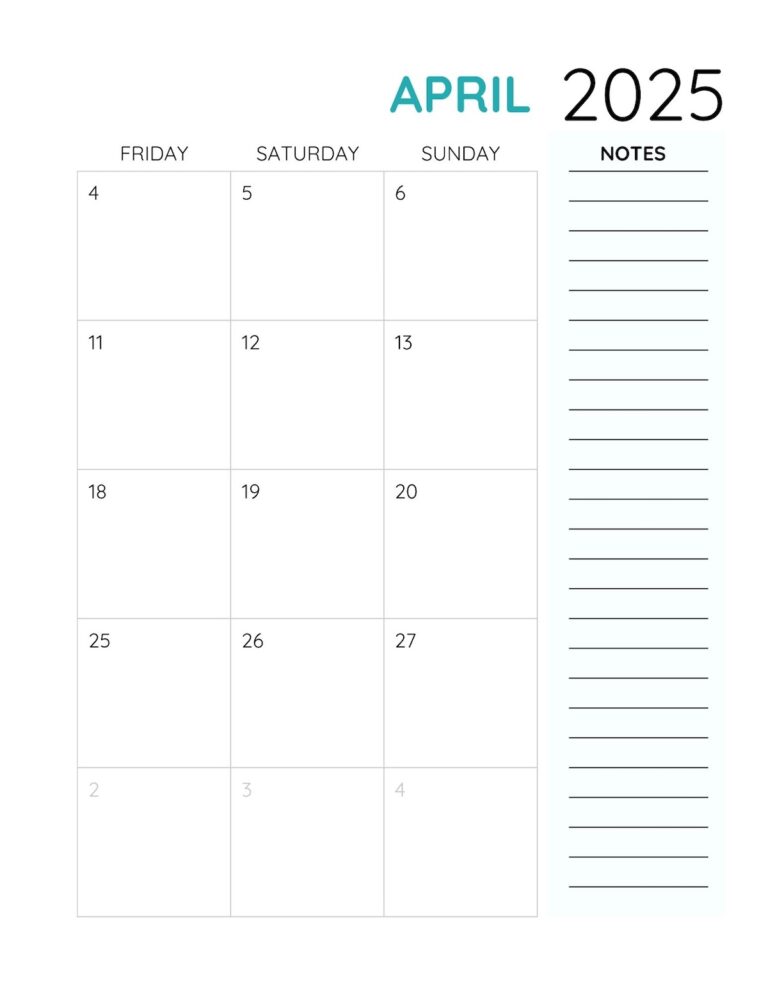 Free 2026 Large Print Calendar Pages (ADHD-Friendly!) - Honestly ADHD
