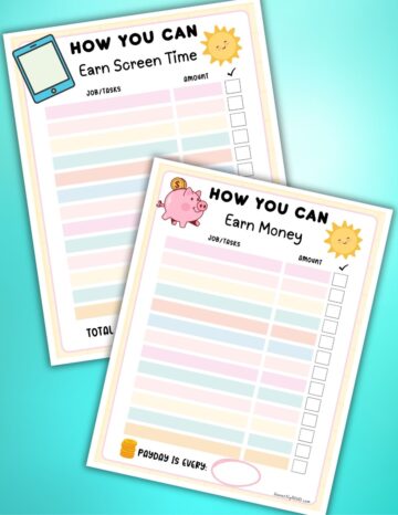 Free Printable Chore Charts for Kids With ADHD - Honestly ADHD