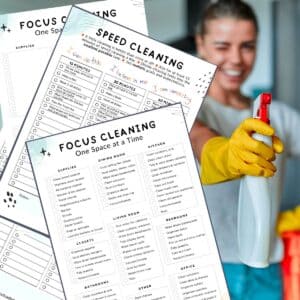 Free ADHD Cleaning Checklist: How to Clean with ADHD - Honestly ADHD
